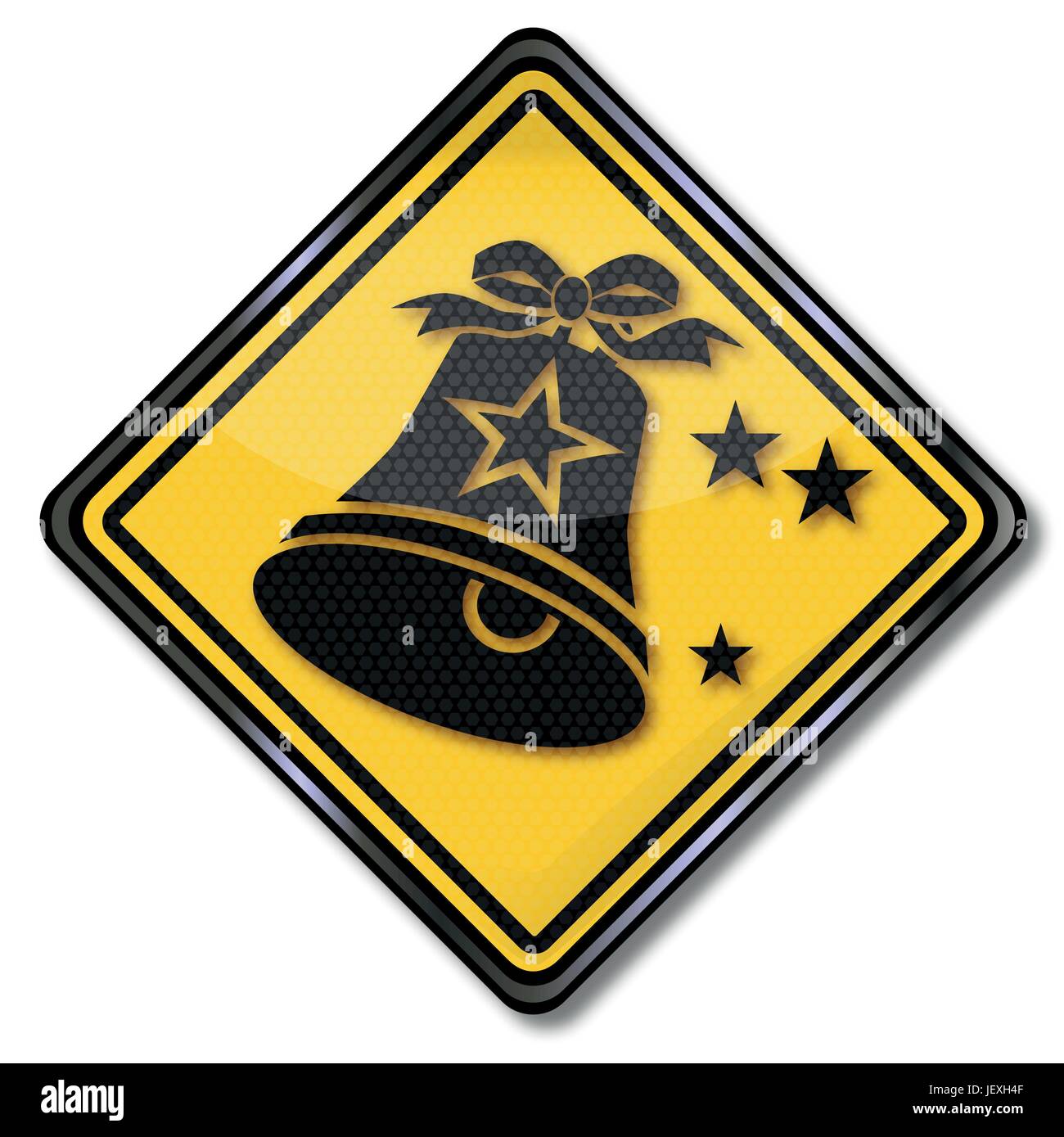 shield christmas bell Stock Vector Image & Art - Alamy