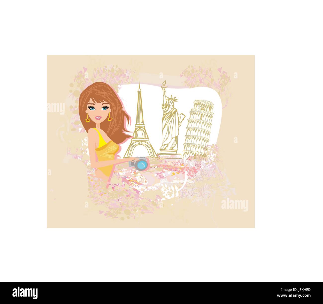 Human tower statue Stock Vector Images - Alamy