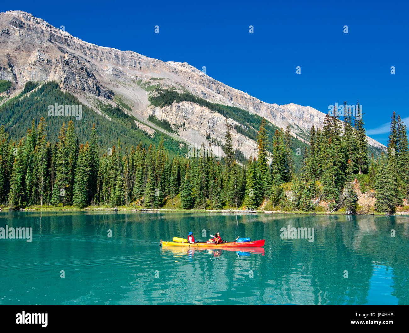 Maligne lake boathouse in hi-res stock photography and images - Alamy