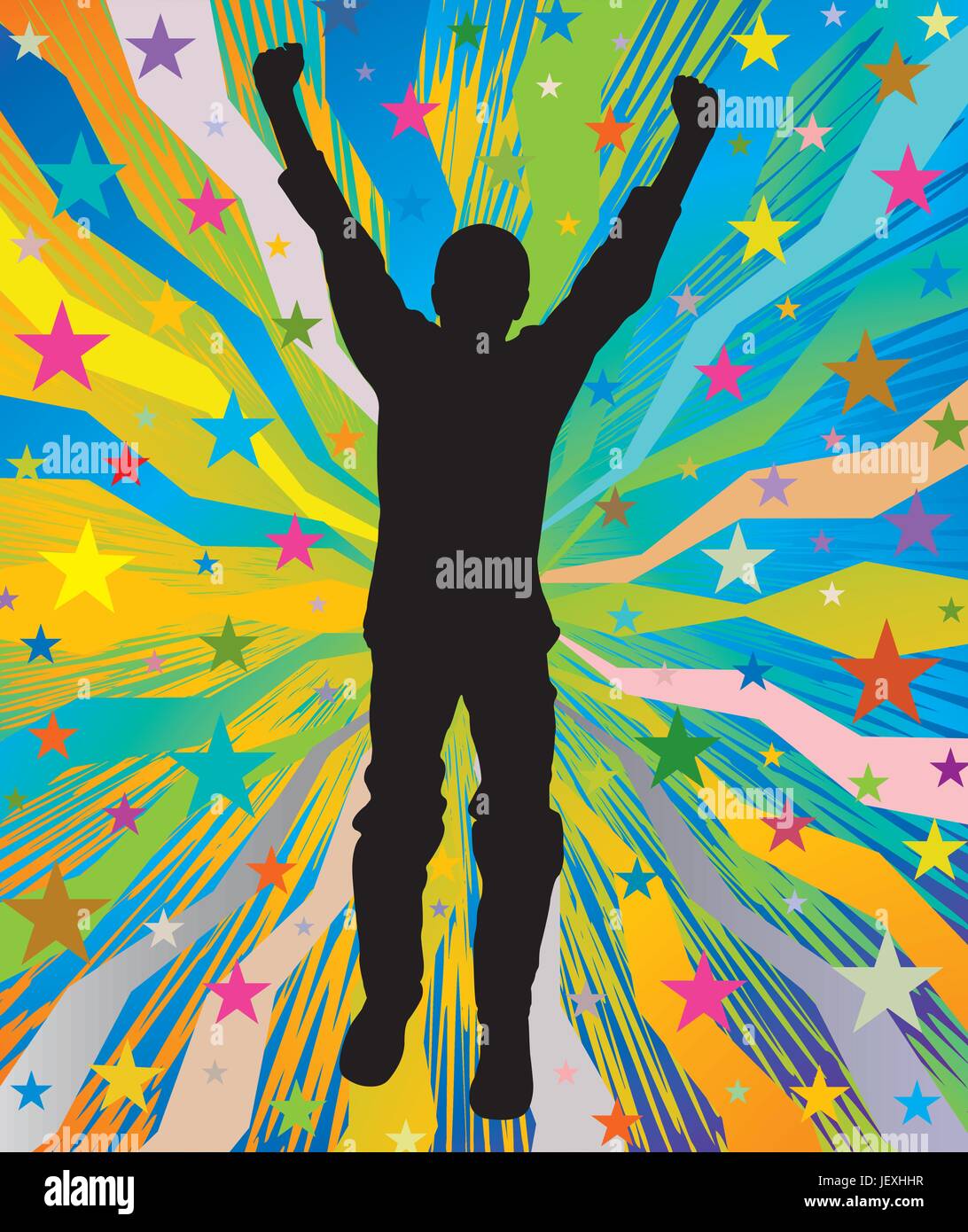 Teenager celebrates Stock Vector Images - Alamy