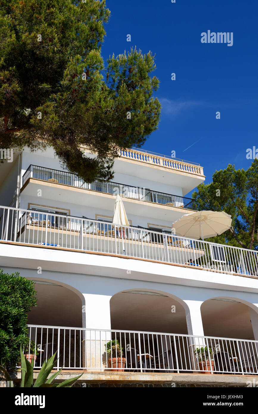 The building of luxury hotel, Mallorca island, Spain Stock Photo - Alamy