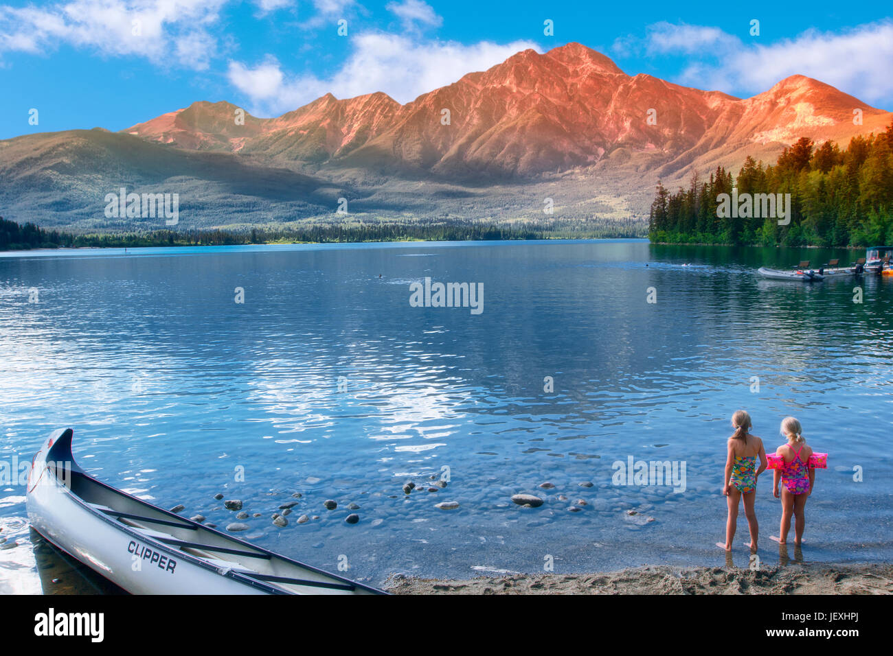 Girls in one piece swimsuit hi-res stock photography and images - Alamy