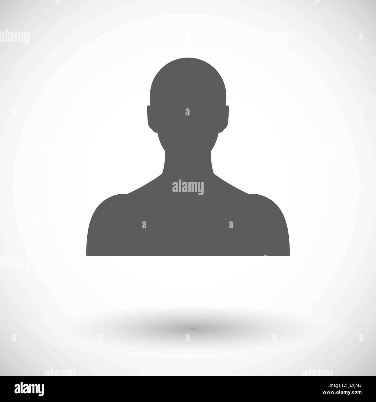 Person. Single flat icon on white background. Vector illustration Stock ...
