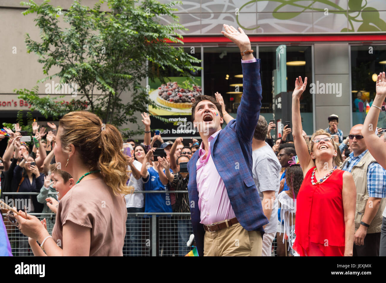 Toronto, Canada. 25 June 2017. Canadian Prime Minister Justin Trudeau ...