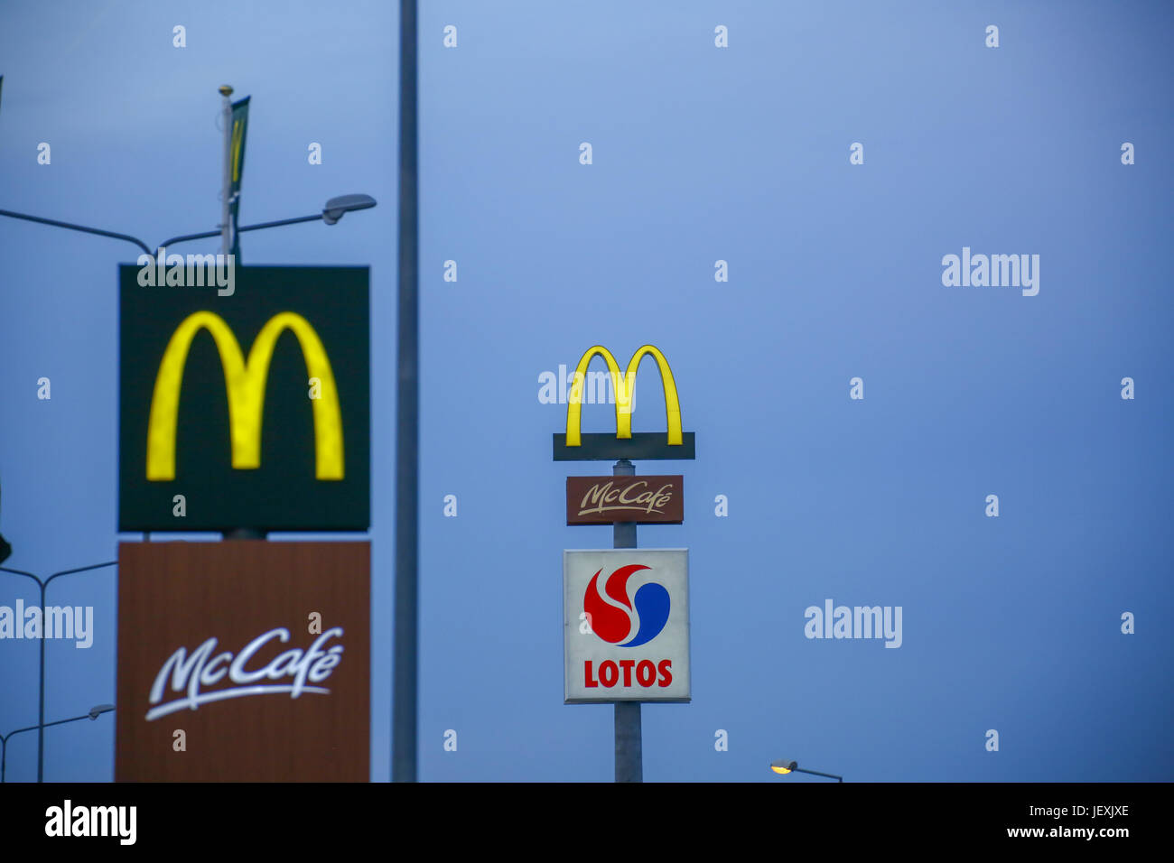 McDonald´s company logo Stock Photo - Alamy