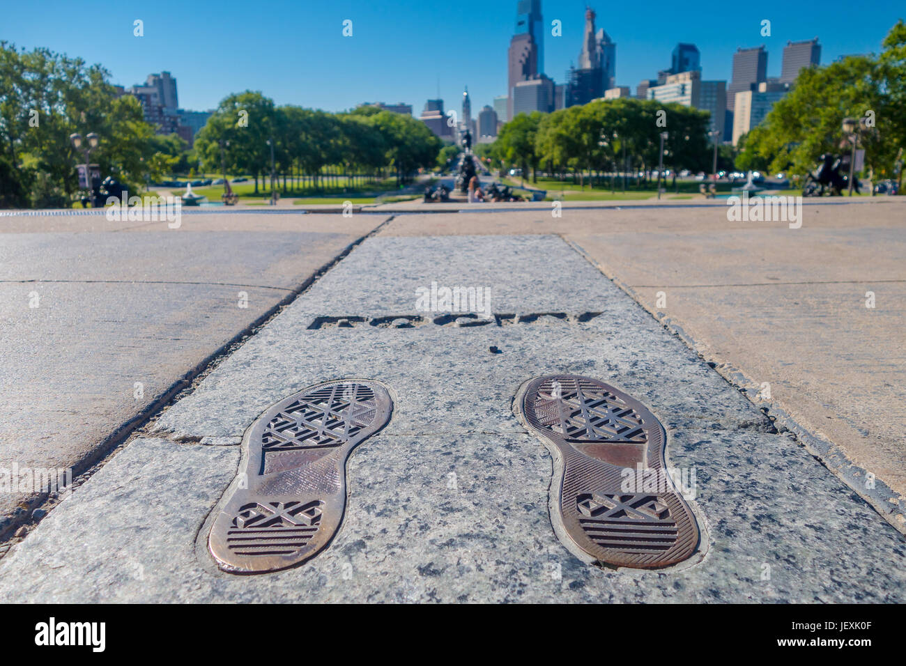 Rocky 1976 steps hi-res stock photography and images - Alamy
