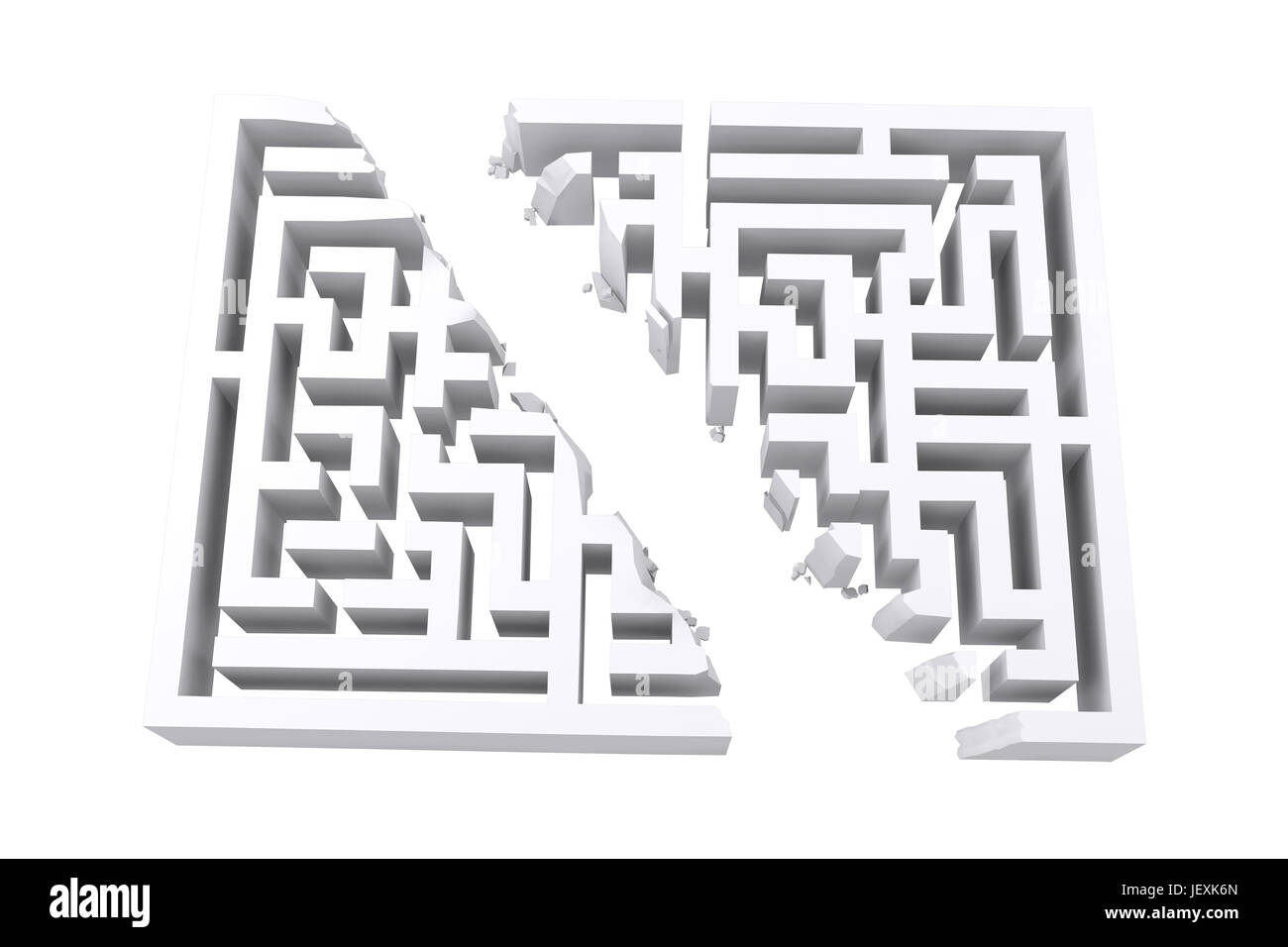 Composite image of maze Stock Photo - Alamy