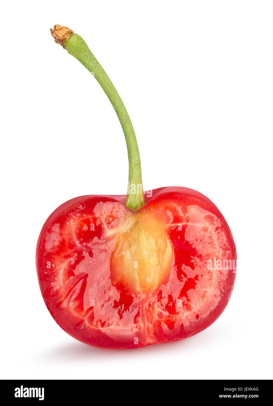 sweet cherry isolated on a white background Stock Photo - Alamy