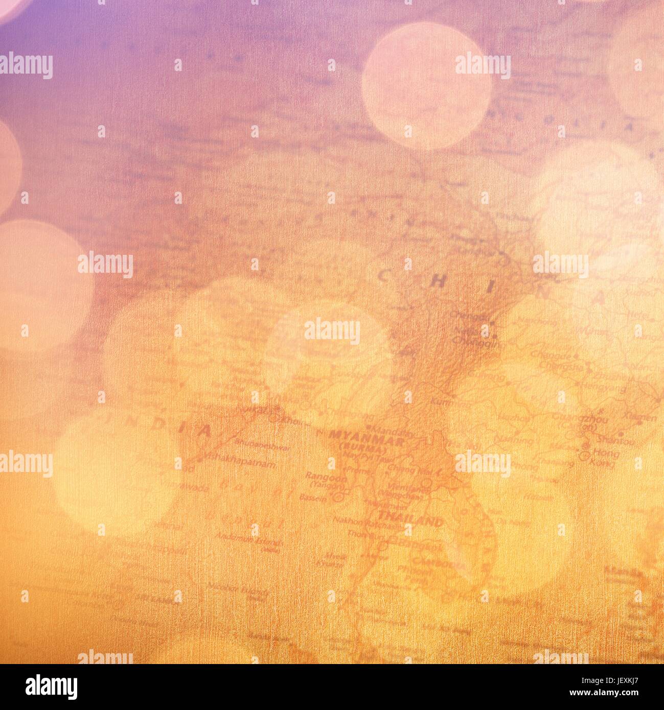 Map as a background Stock Photo - Alamy