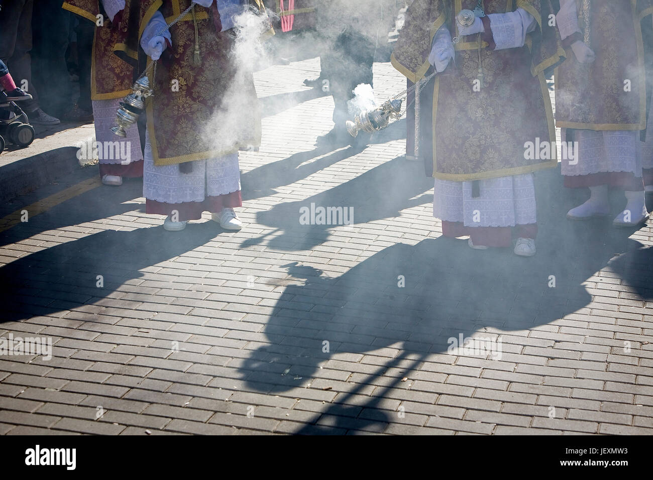 Incense in censer worship hi-res stock photography and images - Alamy