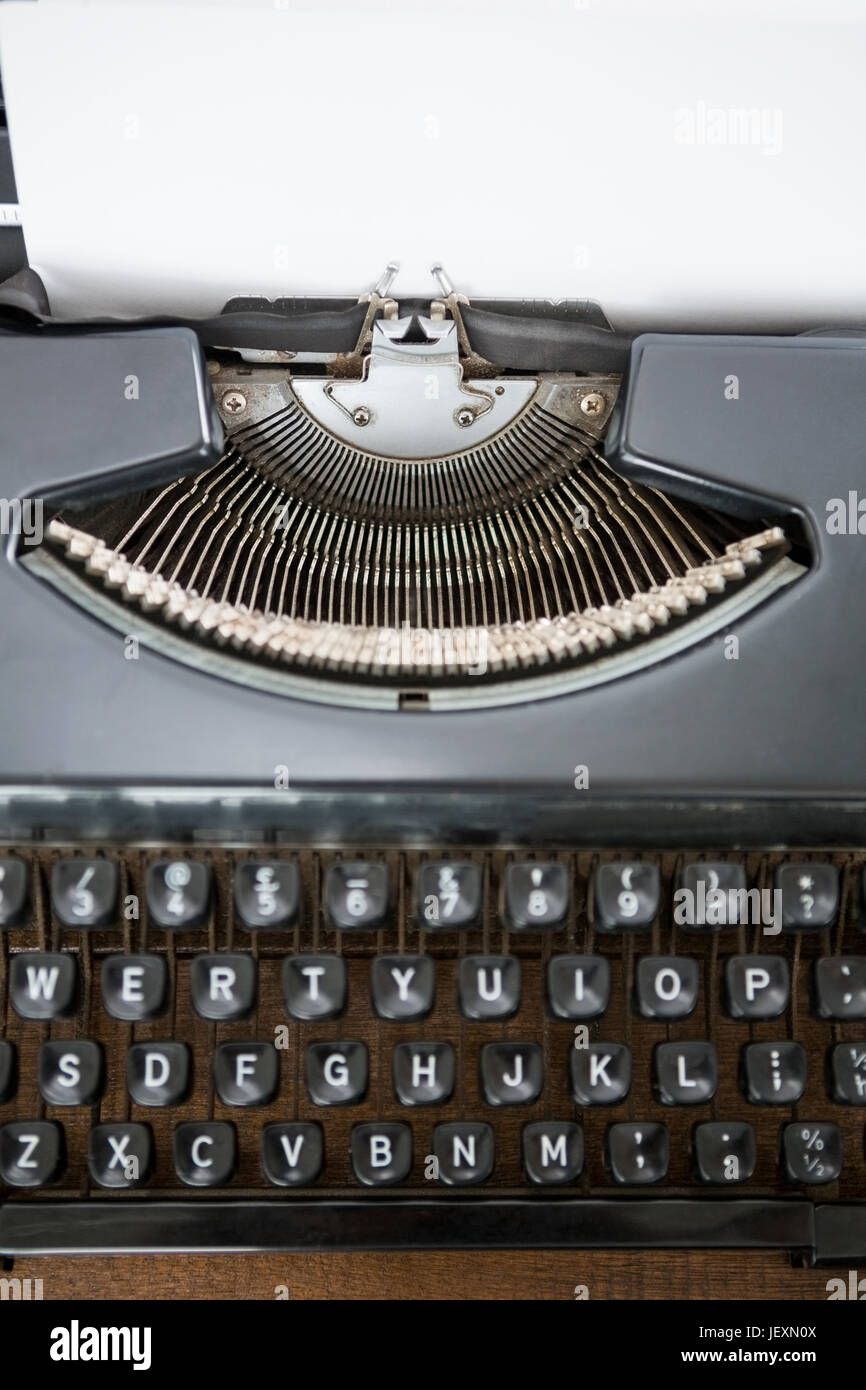 extreme close up view of Typewriter Stock Photo - Alamy