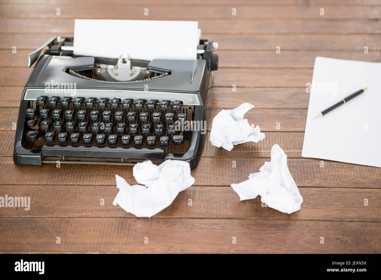 Picture of a type writer Stock Photo - Alamy