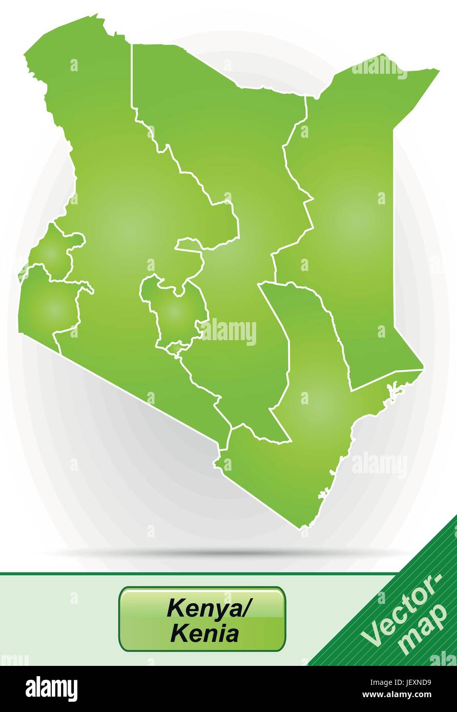 Kenya map Stock Vector Images - Alamy