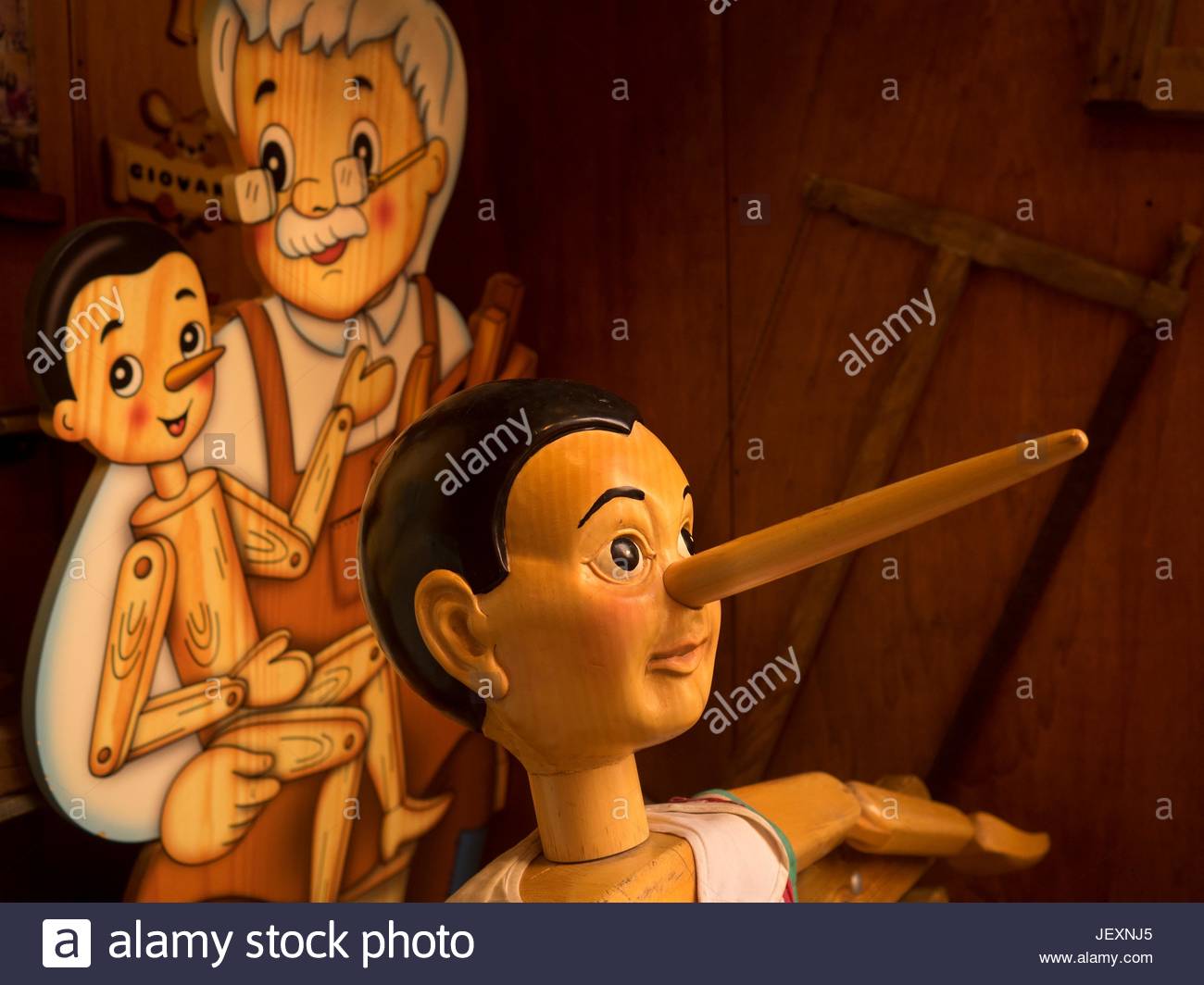 Wooden Pinocchio Puppet High Resolution Stock Photography and Images ...