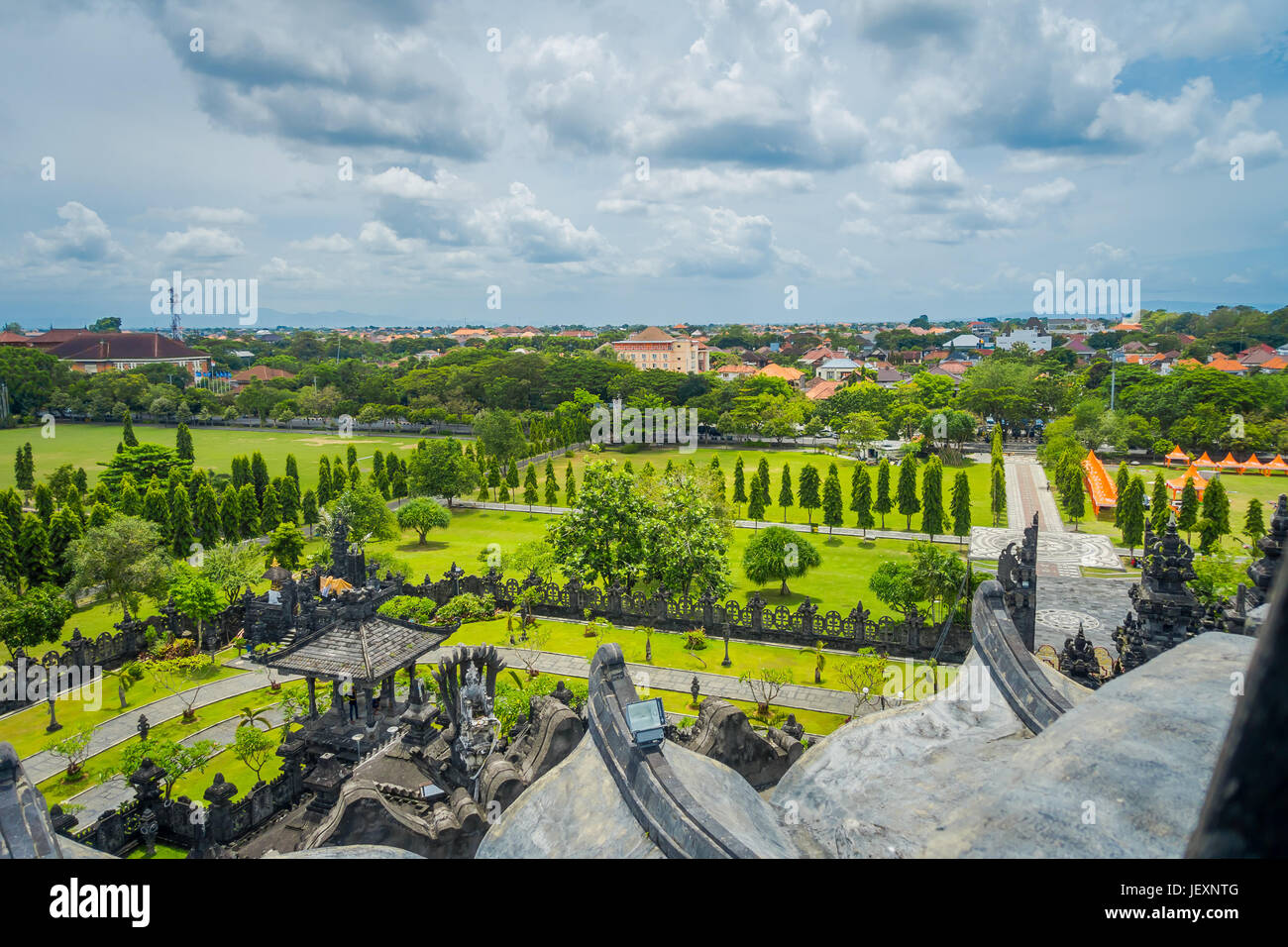 BALI, INDONESIA - MARCH 08, 2017: Panoramic landscape traditional ...