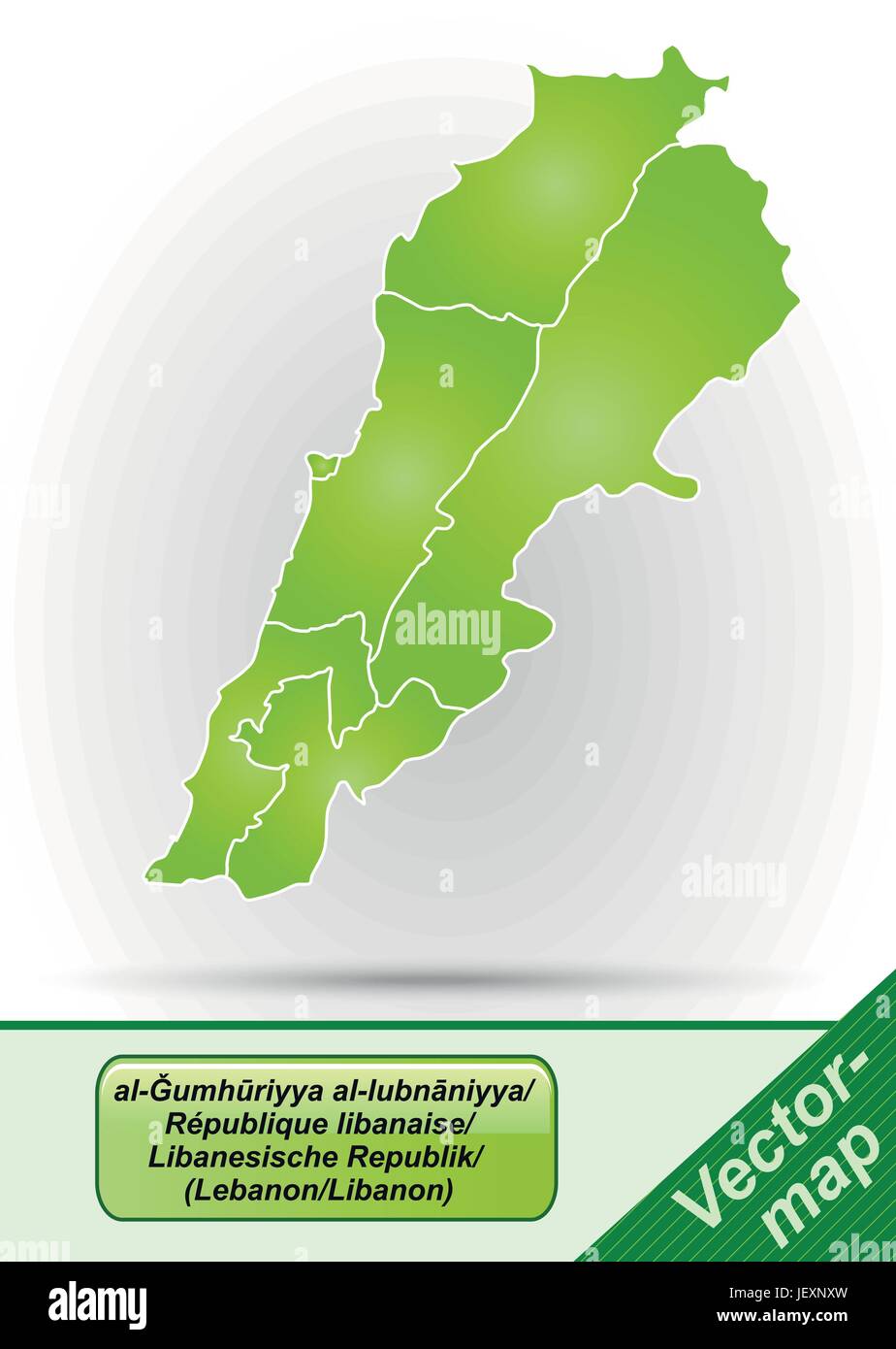 Libanonkarte Stock Vector Images - Alamy
