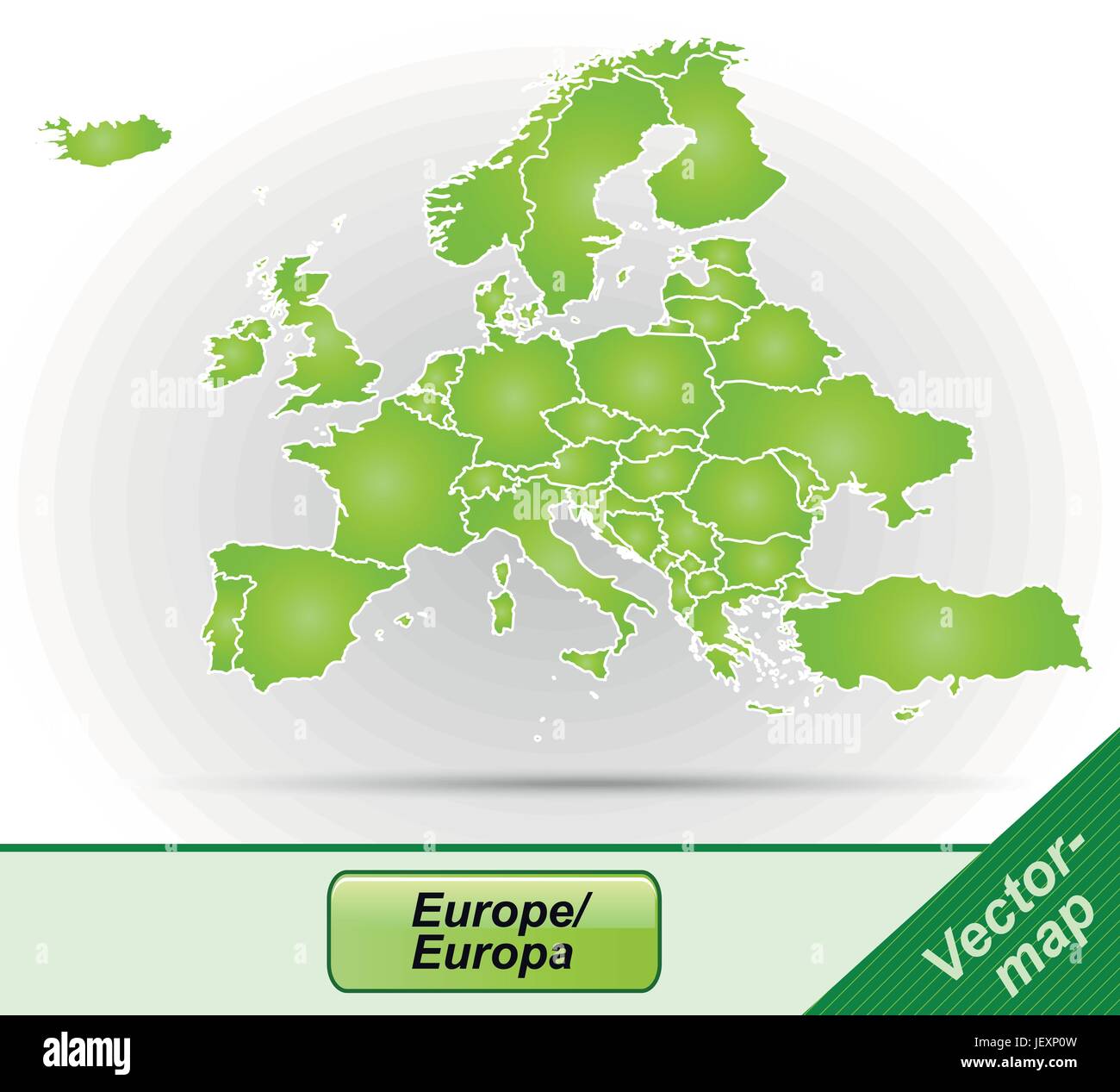 Green worldmap Stock Vector Images - Alamy