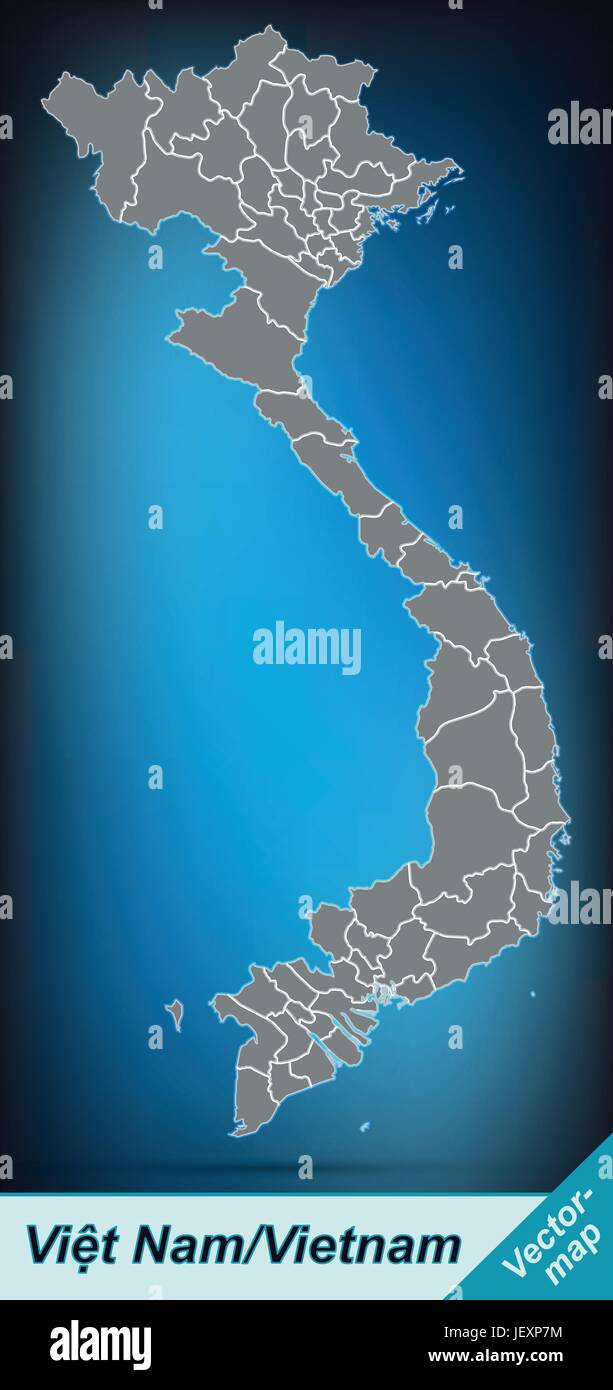 Border map vietnam borders in hi-res stock photography and images - Alamy