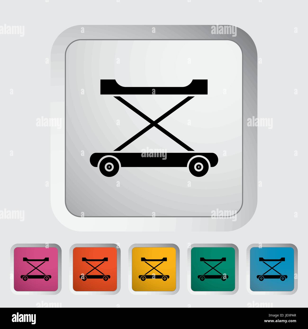Walker baby icon. Flat vector related icon for web and mobile ...