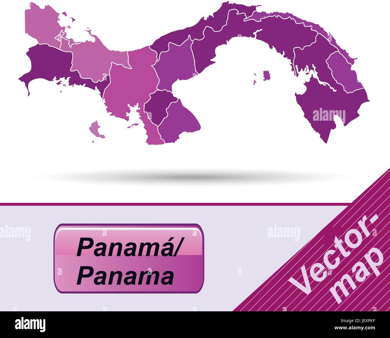 Panamakarte Stock Vector Images - Alamy