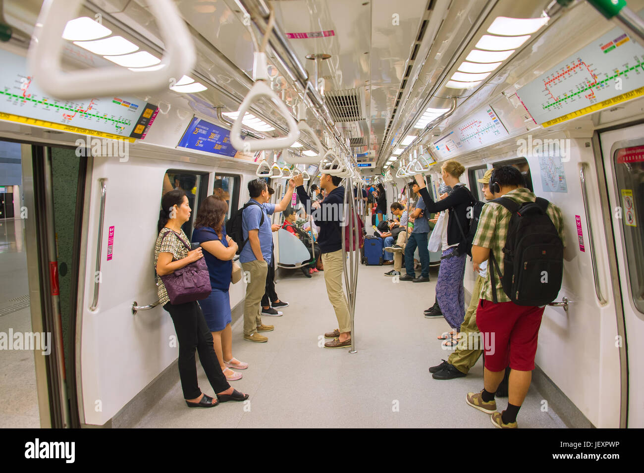 Singapore People Mrt High Resolution Stock Photography and Images - Alamy