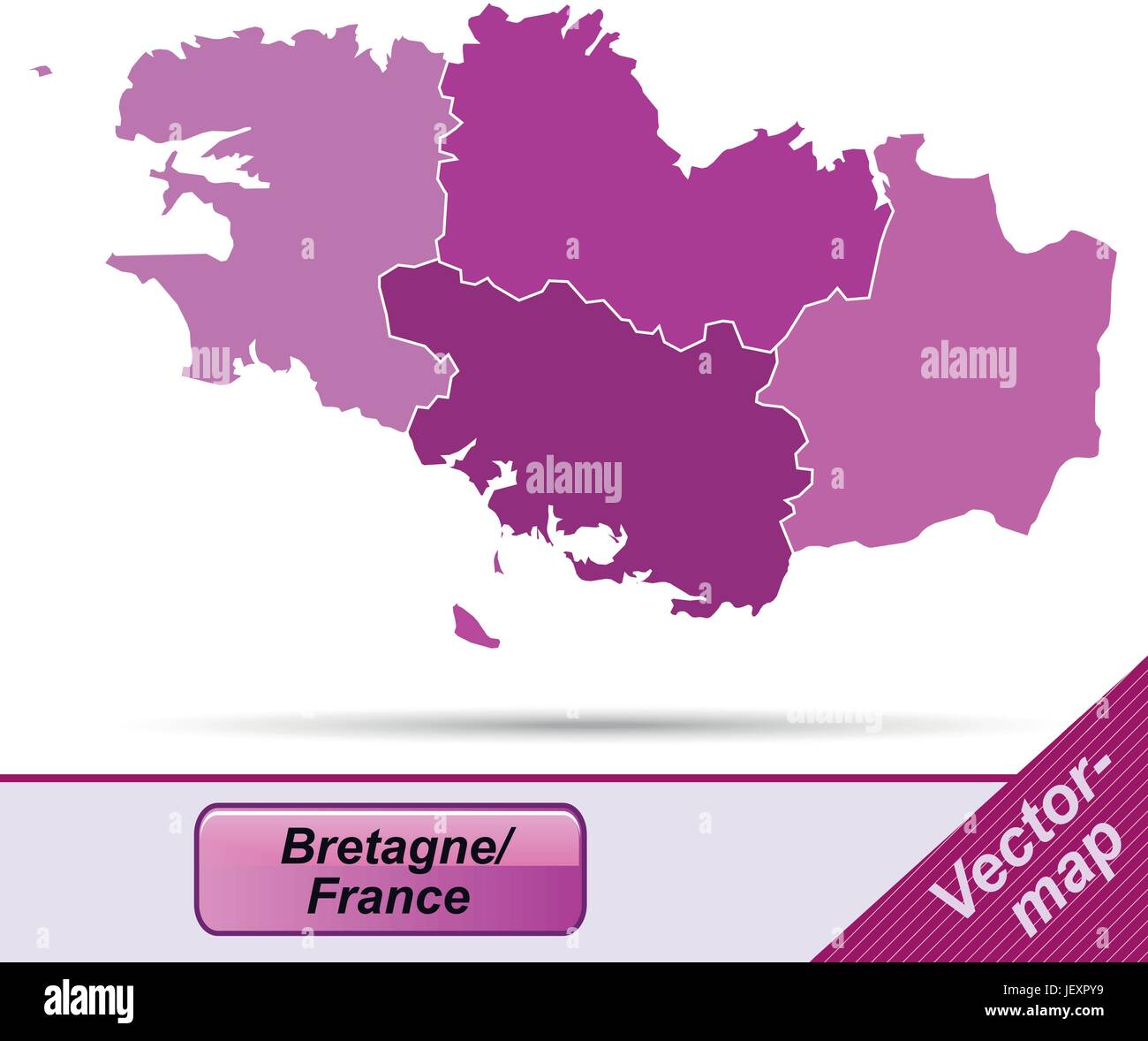 Map of fougeres hi-res stock photography and images - Alamy