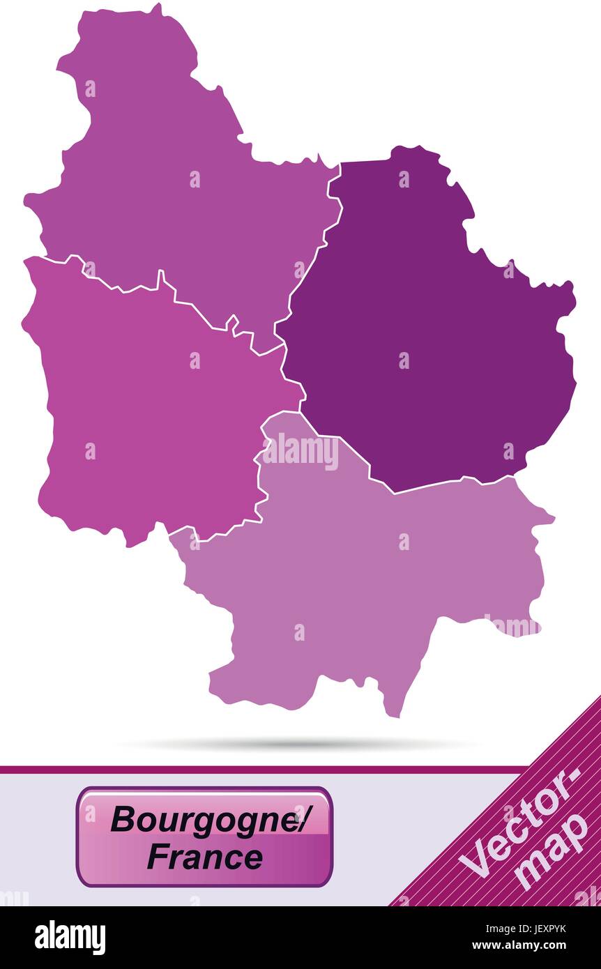 Map of auxerre hi-res stock photography and images - Alamy