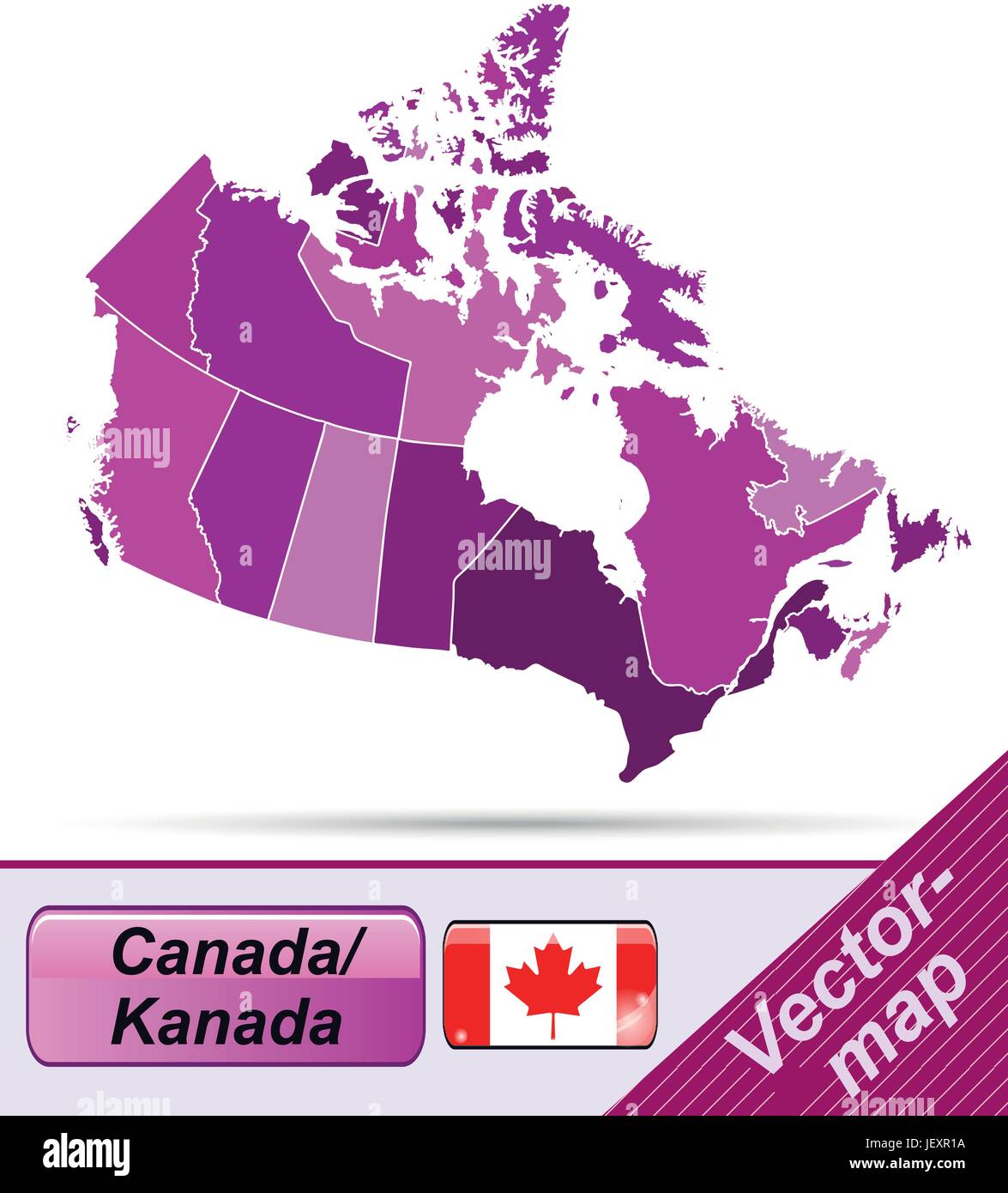 Map Of Canada High Resolution Stock Photography and Images - Alamy