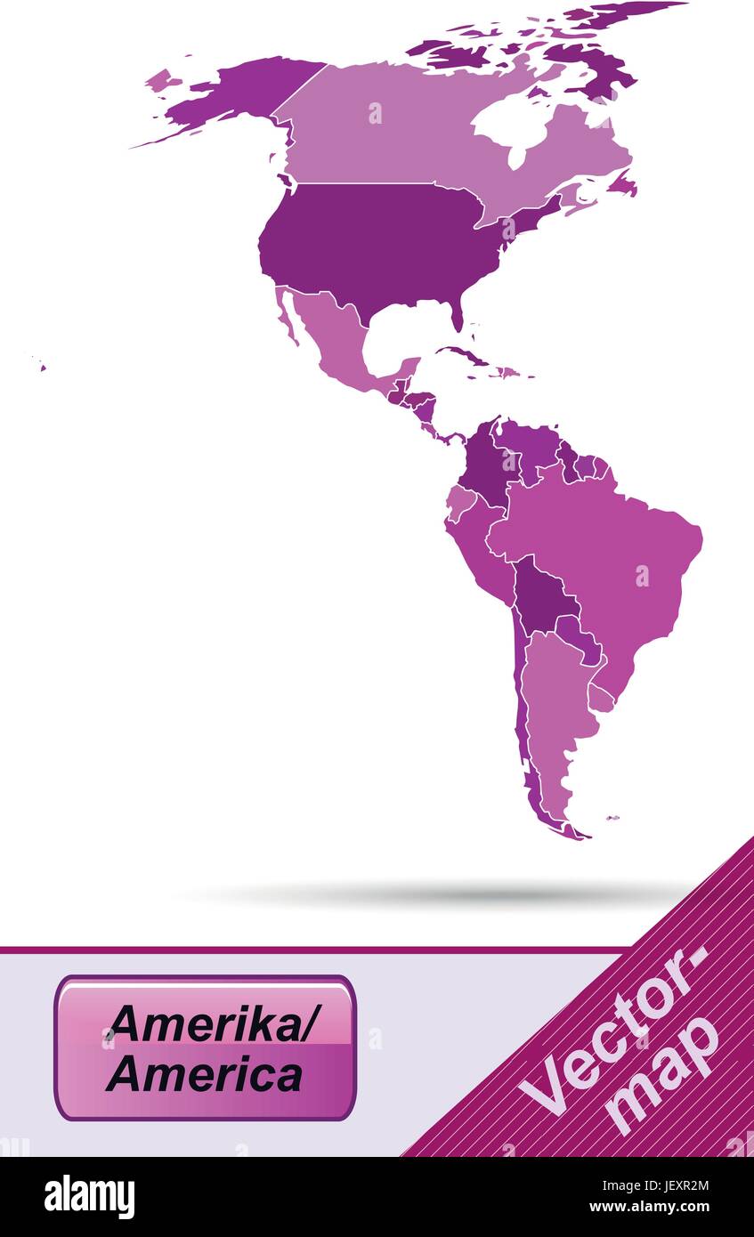 Map of america Stock Vector Images - Alamy