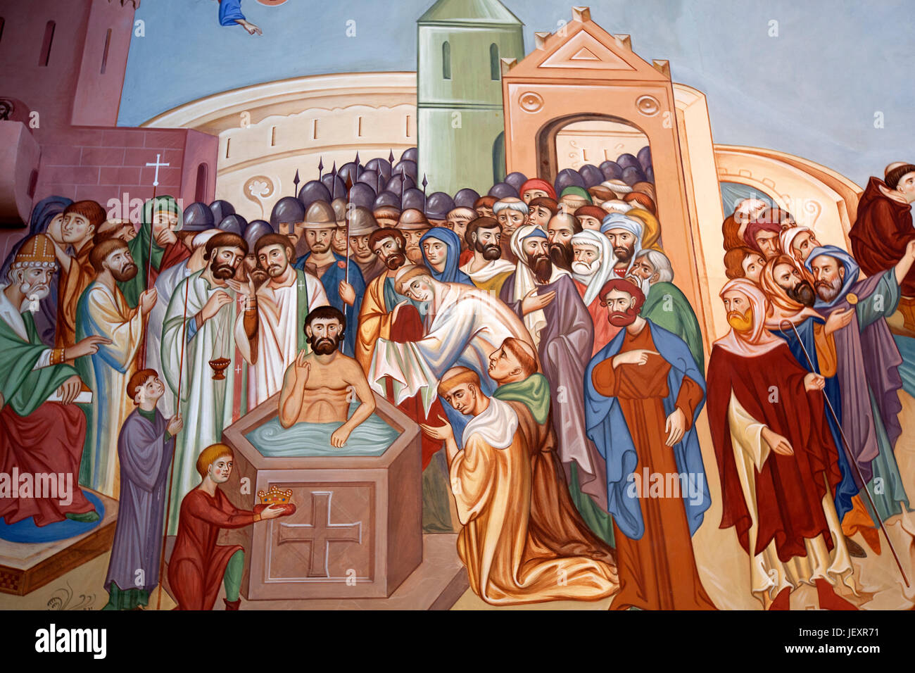 St augustine christ and mary hi-res stock photography and images - Alamy