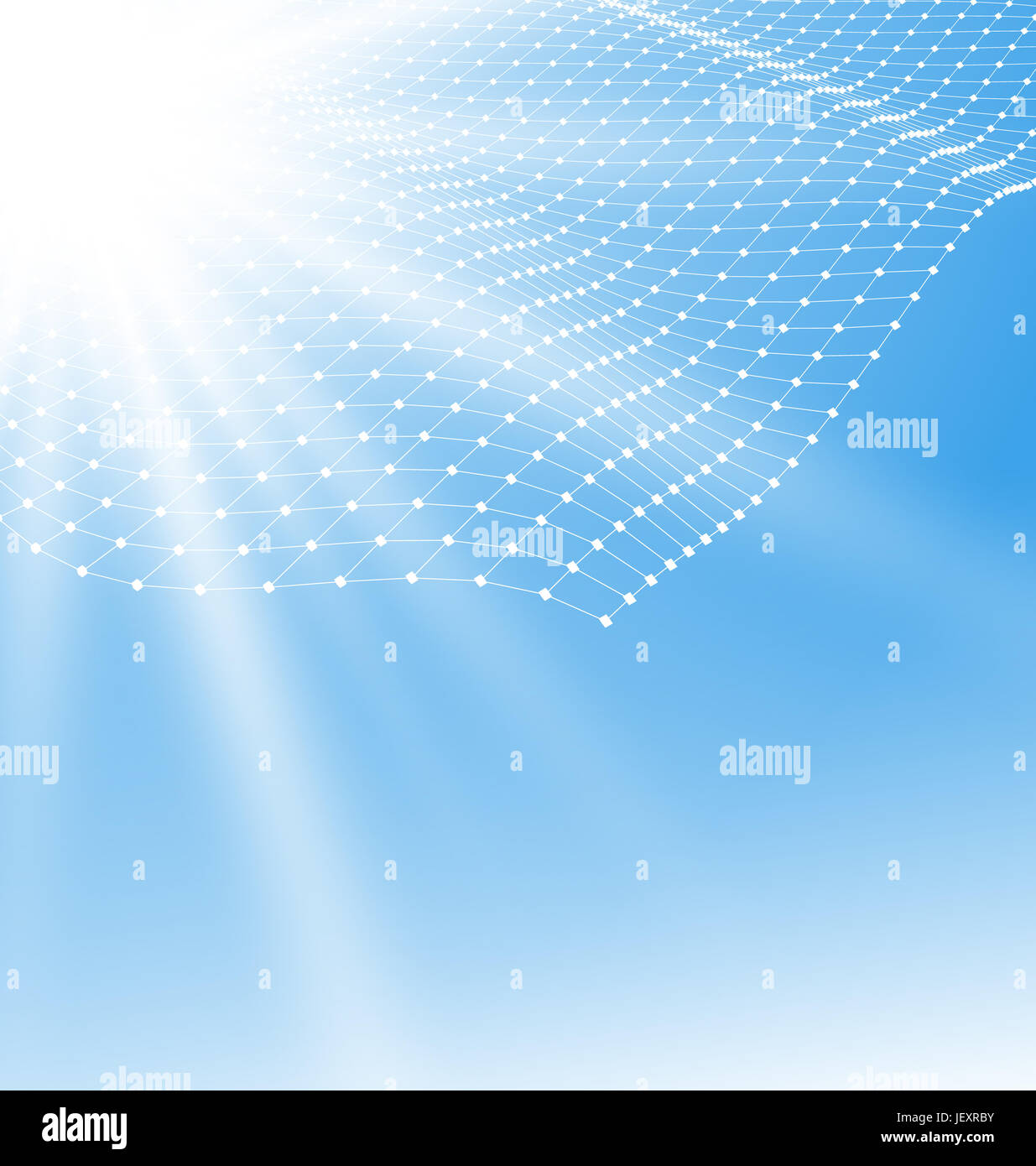 Illustration Area Mesh Polygonal Surface, Futuristic Technology ...