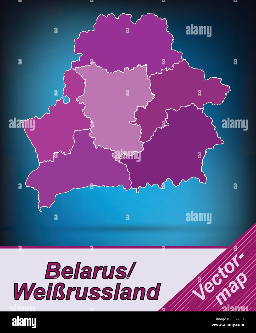 Weissrussland map hi-res stock photography and images - Alamy