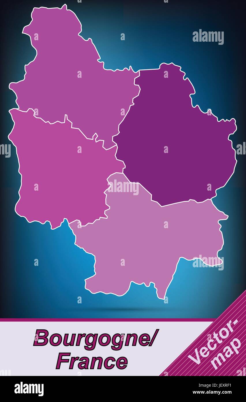 Map of auxerre hi-res stock photography and images - Alamy