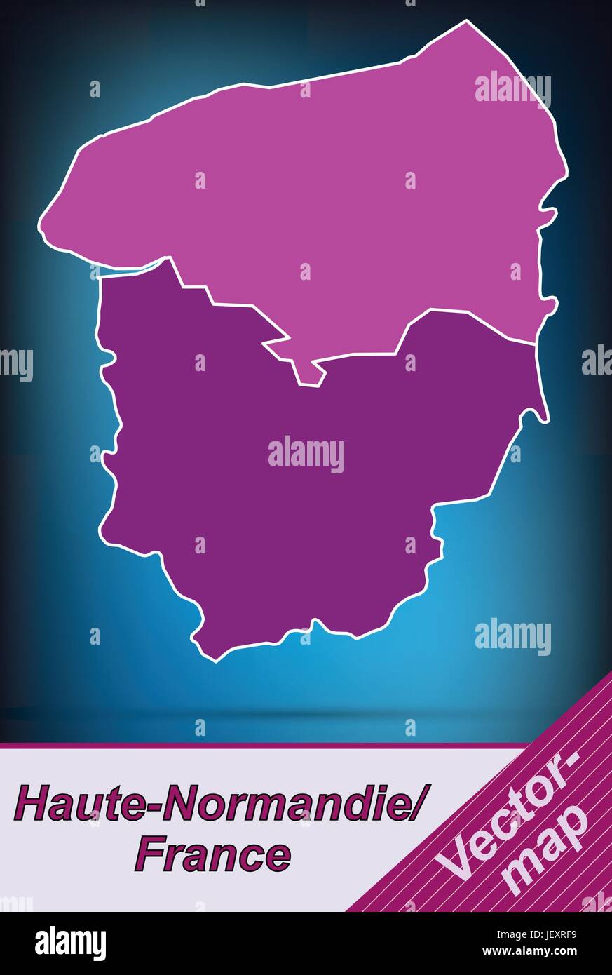 Map of upper normandy hi-res stock photography and images - Alamy