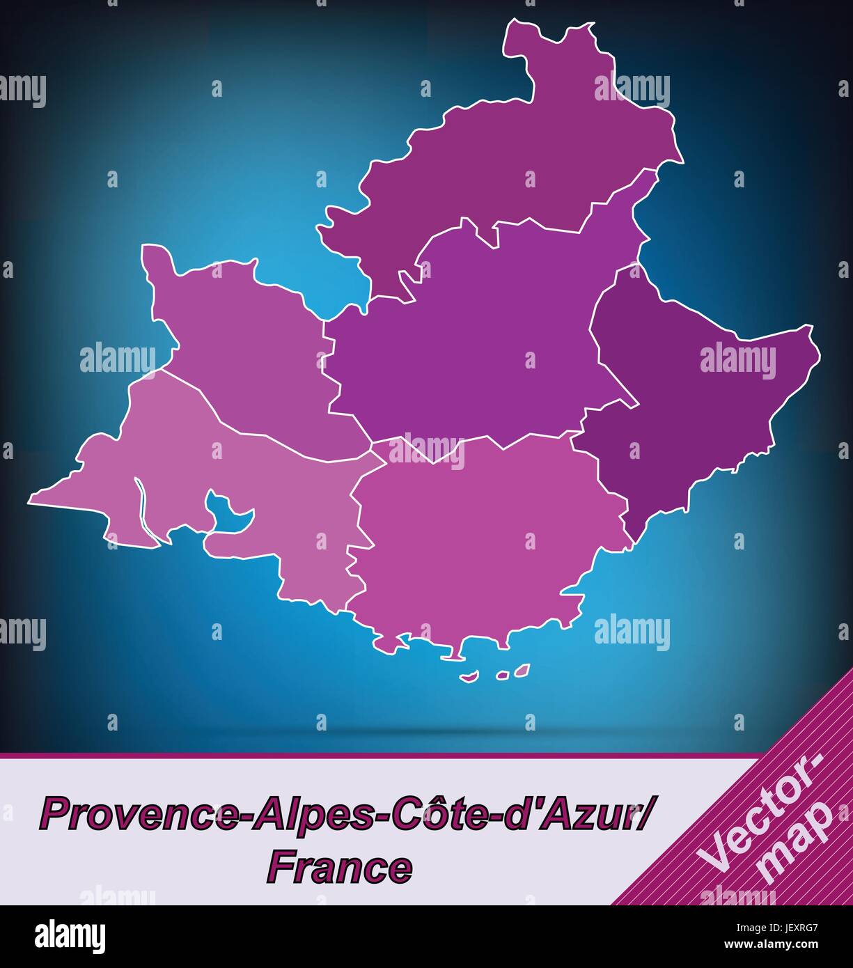 Provence, monaco, province, gap, nice, landkarte, provencealpesc ...