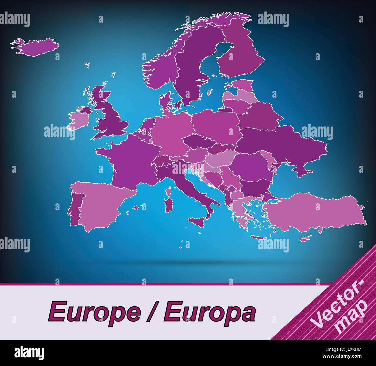 Purple europe Stock Vector Images - Alamy