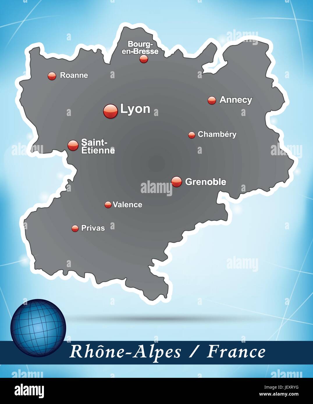 Map valence france Stock Vector Images - Alamy