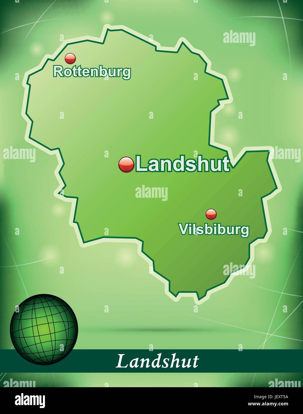 Landshutkarte Stock Vector Images - Alamy