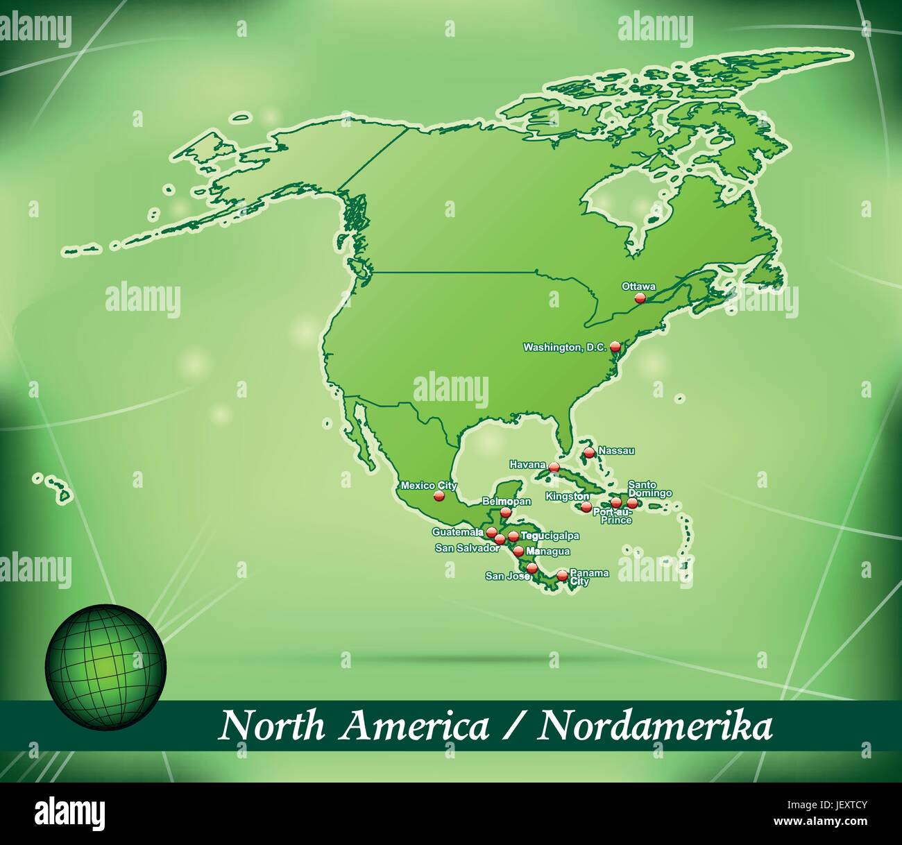 washington dc world map