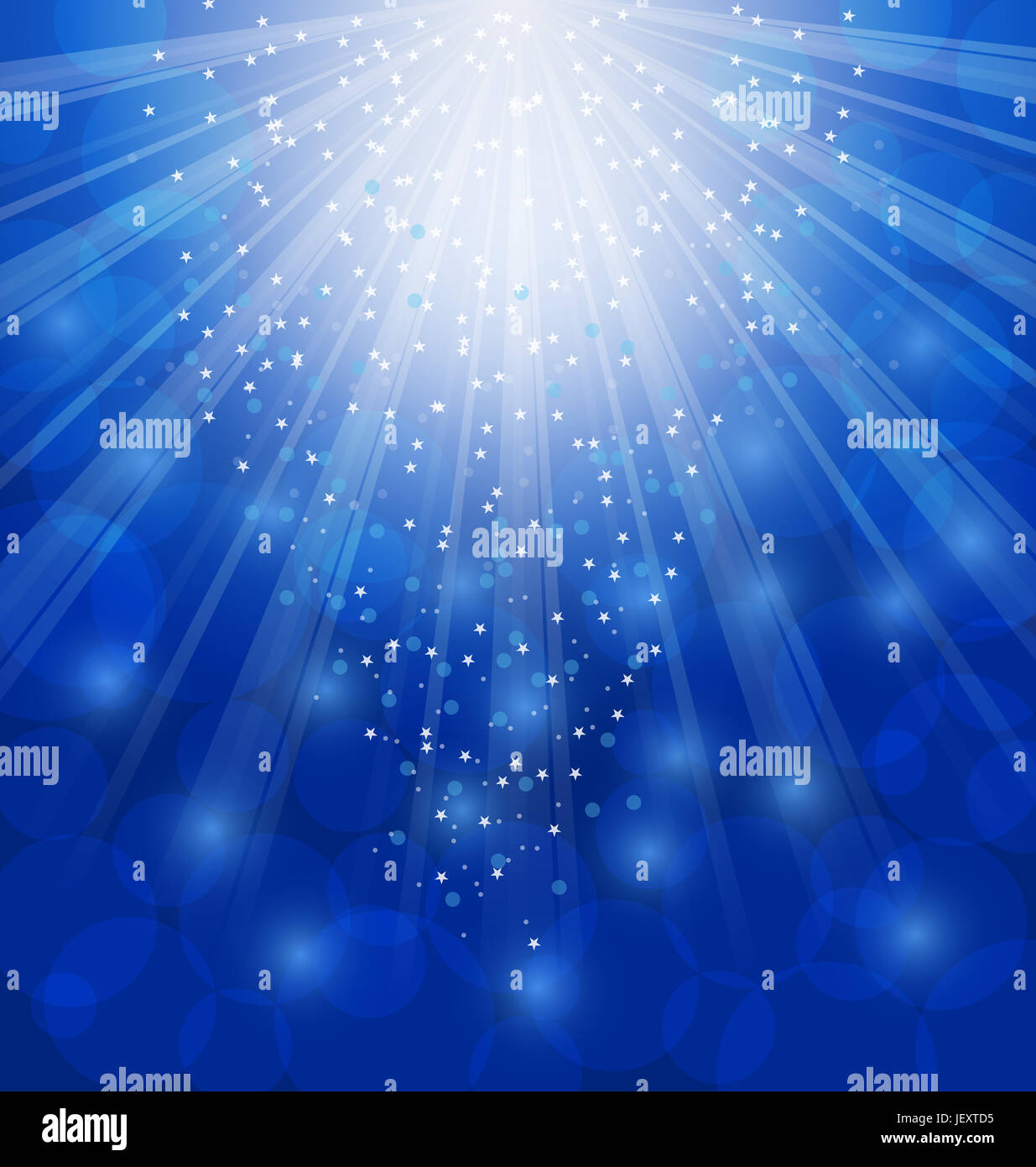 Illustration Shimmering Xmas Light Background with Rays, Winter ...