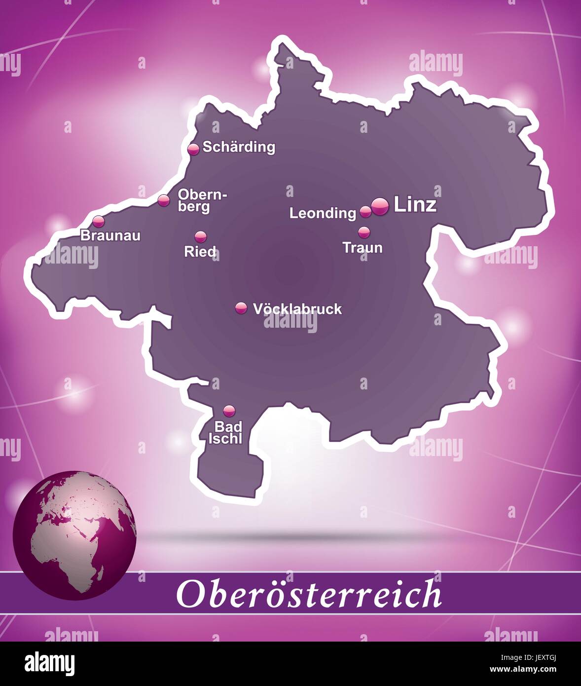 Leonding map hi-res stock photography and images - Alamy