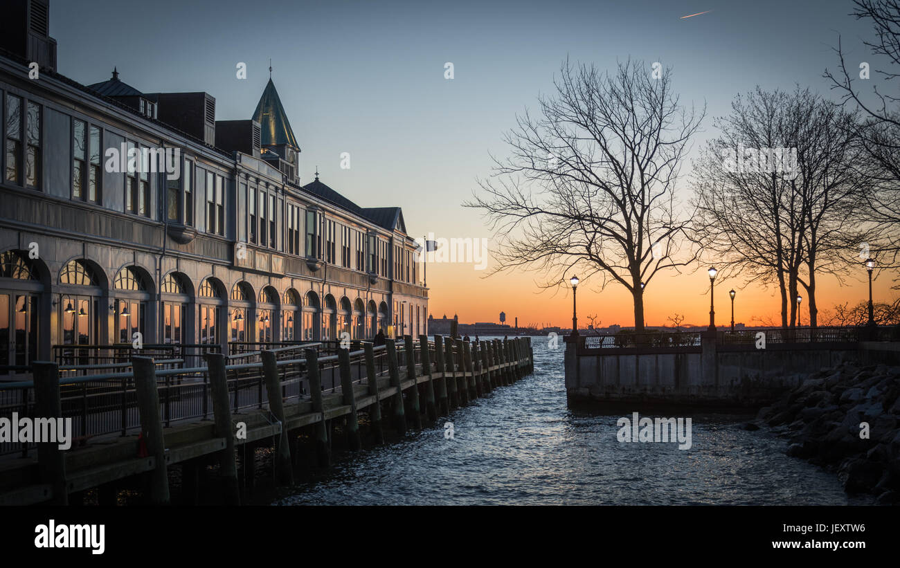 Battery Park Pier Stock Photo - Alamy