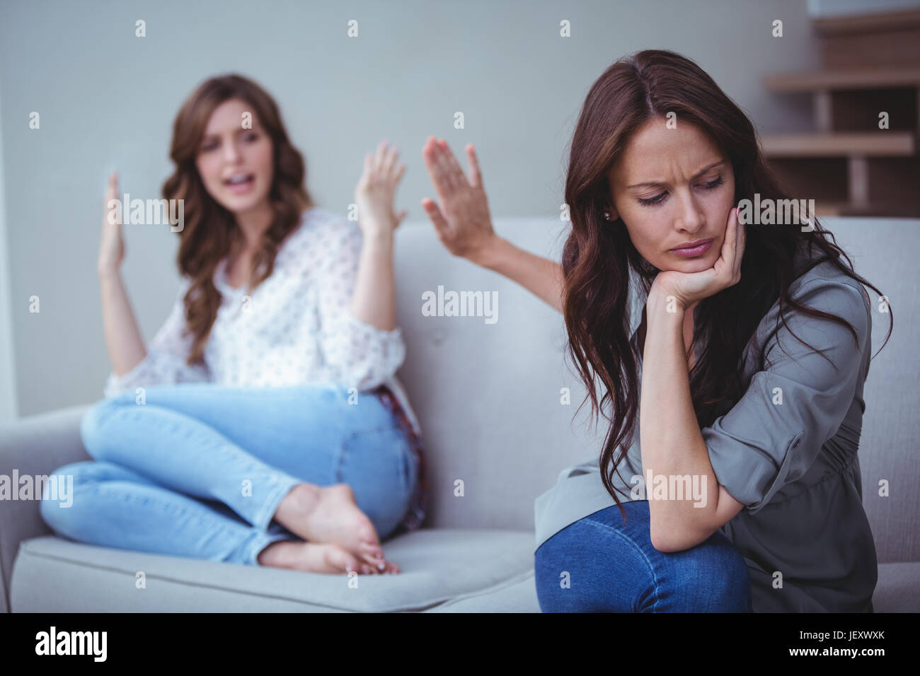 Two friends arguing hi-res stock photography and images - Alamy