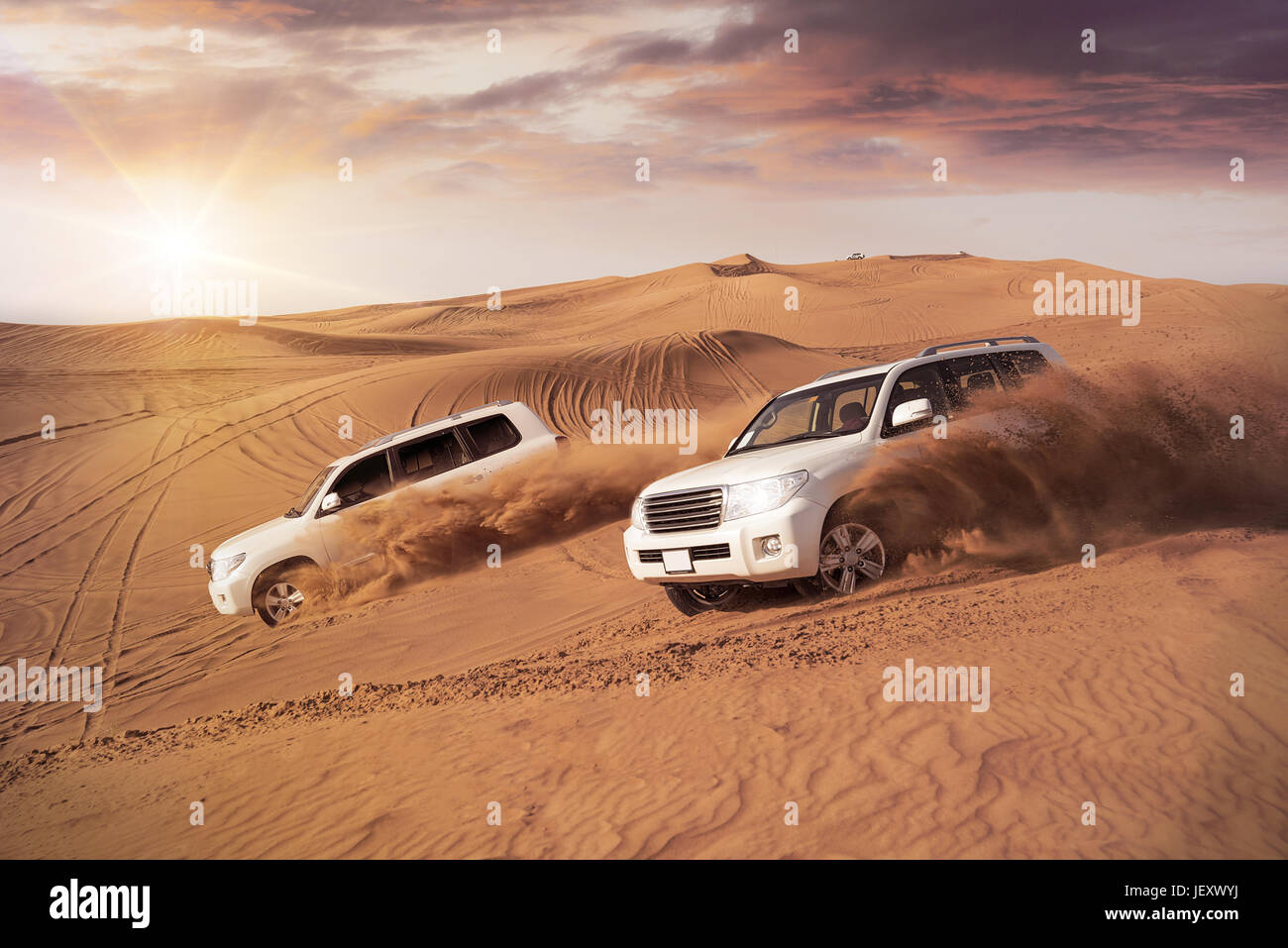 Desert Dune Bashing Stock Photo - Alamy