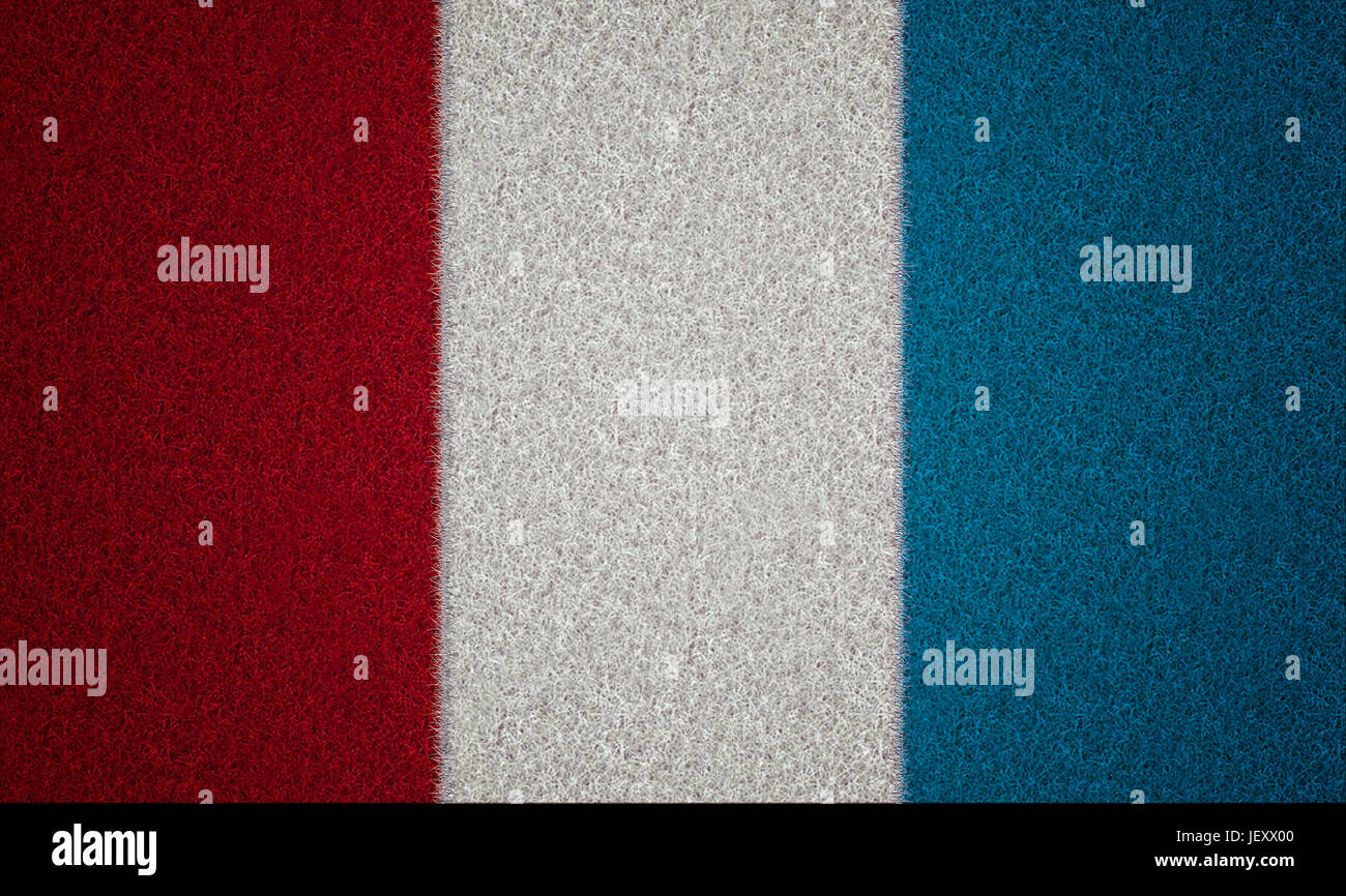 France Flag Grass Stock Photo - Alamy
