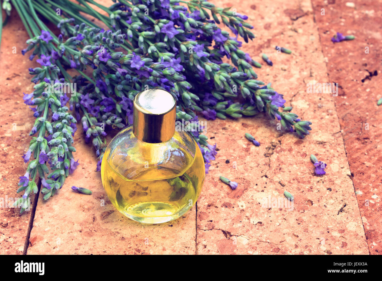 Lavender flower essential oil hi-res stock photography and images - Alamy