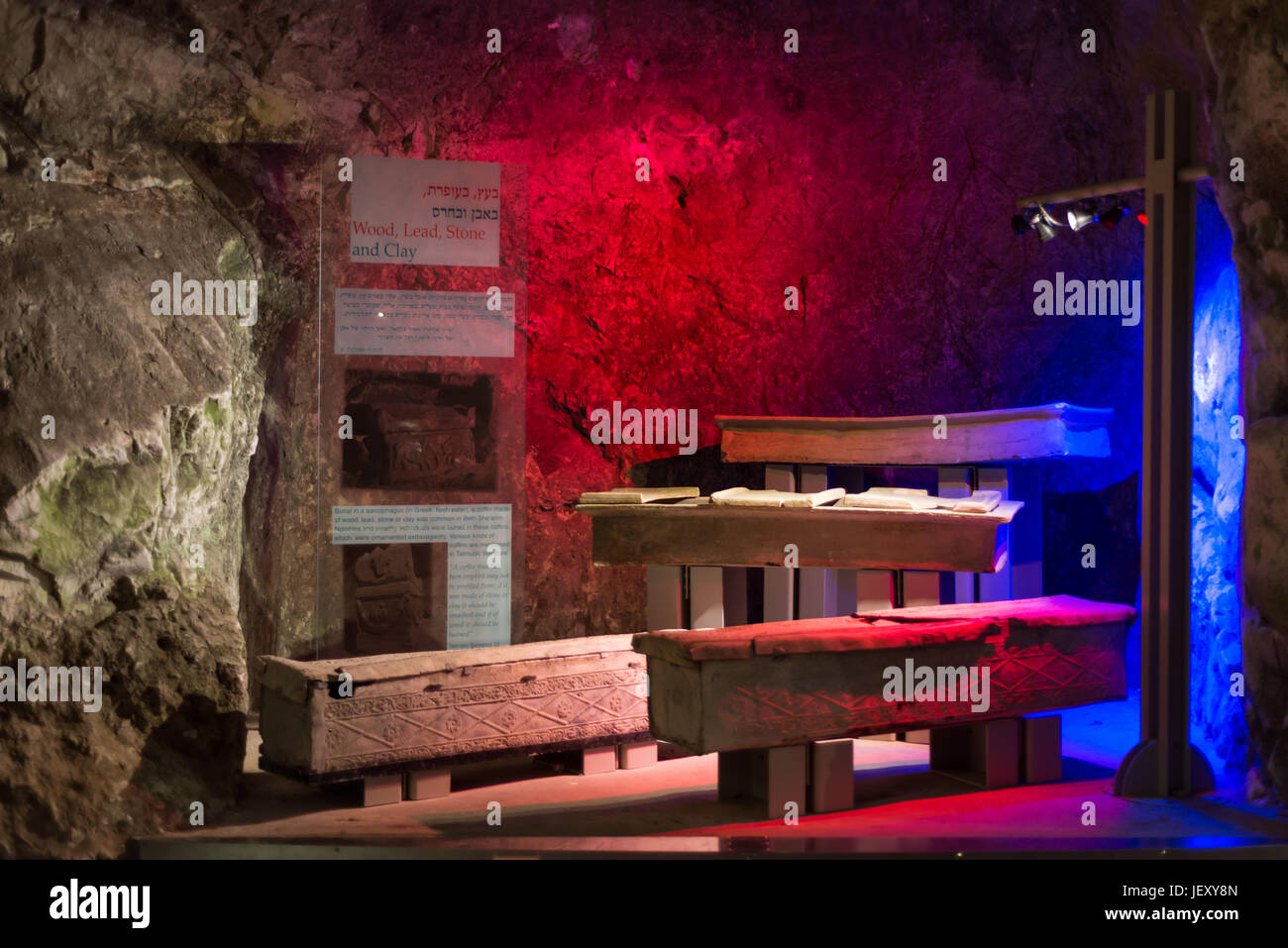 Visit to Beit She’arim National Park, Israel Stock Photo - Alamy