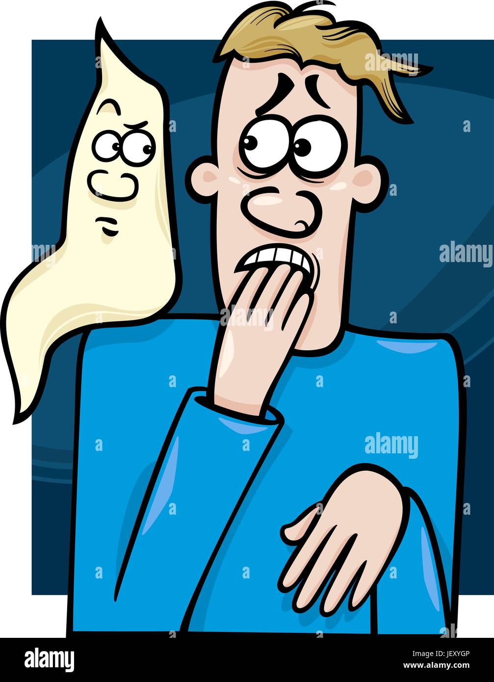 Cartoon Man Fear High Resolution Stock Photography and Images - Alamy