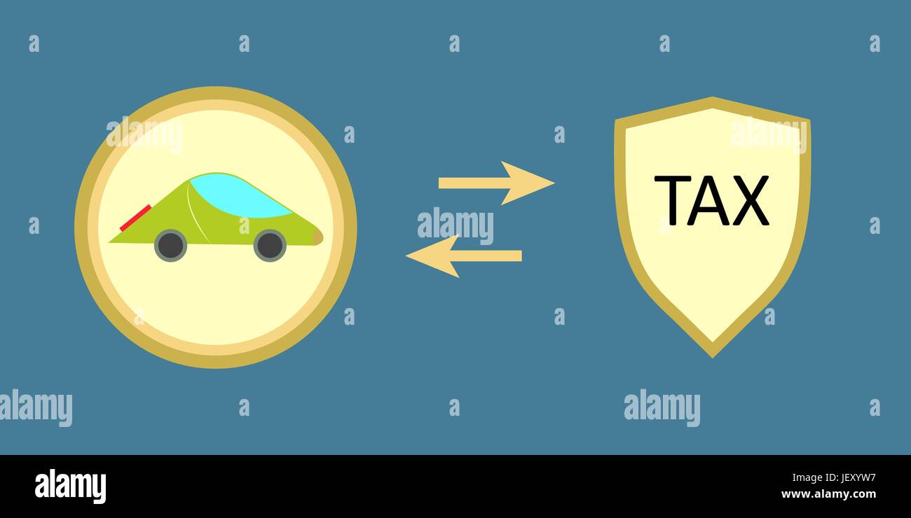 car tax icon vector Stock Vector Image & Art - Alamy