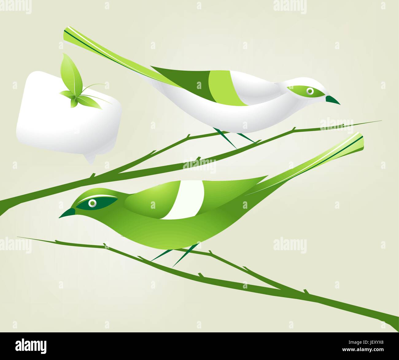 Birds and pollution Stock Vector Images - Alamy